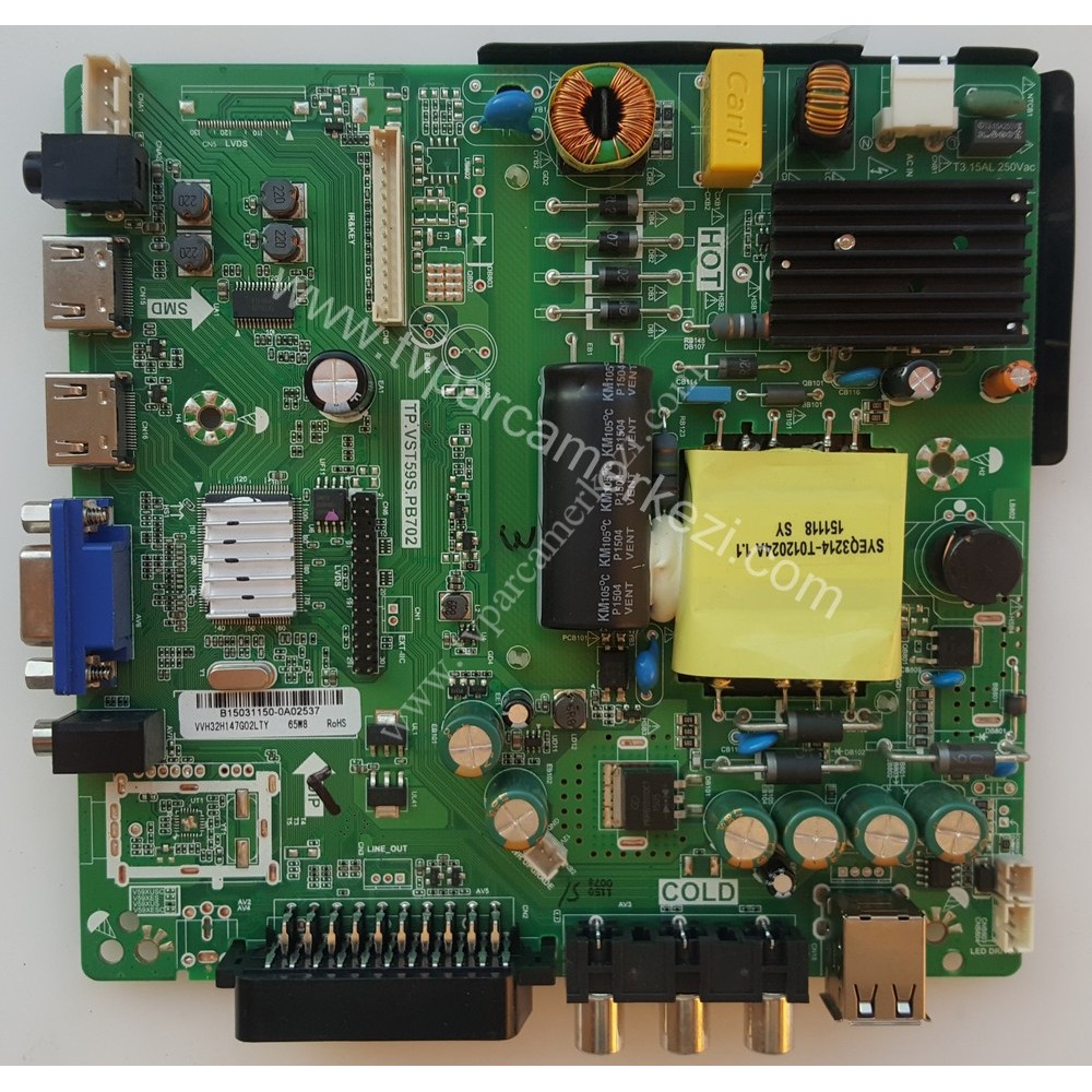 TP.VST59S.PB702 , VVH32H147G02LTY , KM0315LDRH012A , AWOX 3282 MAIN ...